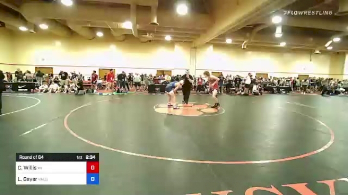 74 kg Round Of 64 - Cooper Willis, Wisconsin vs Luke Gayer, Valdez ...