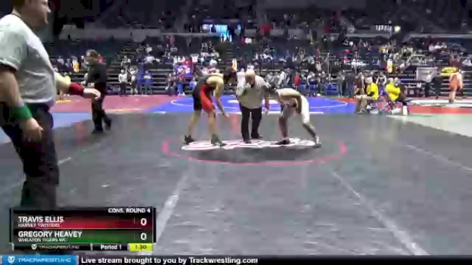 178 lbs Cons. Round 4 - Gregory Heavey, Wheaton Tigers WC vs Travis ...