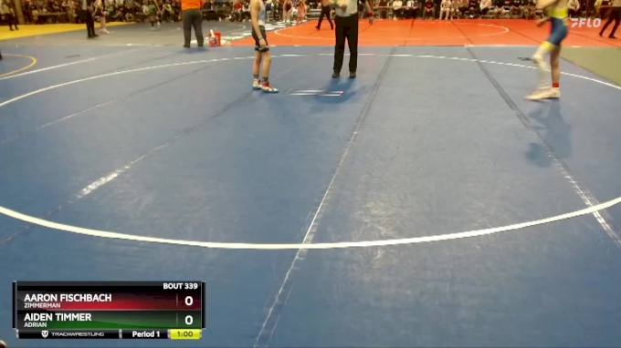 115 lbs Champ. Round 1 - Aiden Timmer, Adrian vs Aaron Fischbach, Zimmerman