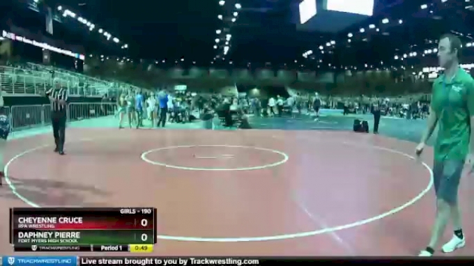 190 lbs Cons. Semi - Daphney Pierre, Fort Myers High School vs Cheyenne ...