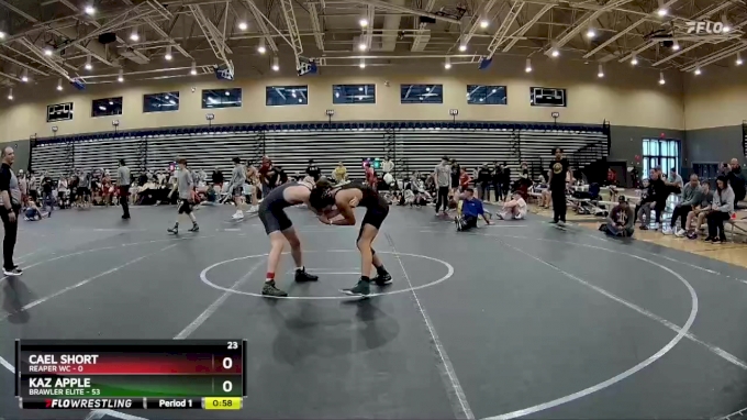 120 lbs Round 6 (8 Team) - Kaz Apple, Brawler Elite vs Cael Short, Reaper WC