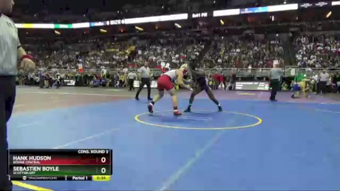 Cons. Round 3 - Sebastien Boyle, Scottsbluff vs Hank Hudson, Boone Central