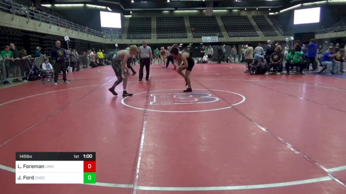 145 lbs Consolation - Leo Foreman, University Park vs John Scottie Ford ...