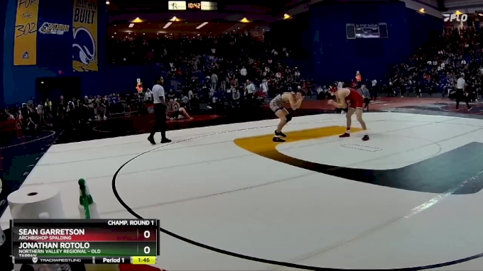 132 lbs Champ. Round 1 - Sean Garretson, Archbishop Spalding vs ...