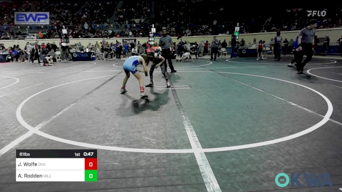 61 lbs Consi Of 8 #1 - Jaysten Wolfe, Division Bell Wrestling vs Ayden ...
