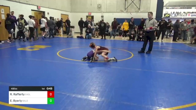 48 lbs Consi Of 8 #1 - Ryan Rafferty, Eagle WC vs Emmett Byerly, Baldwin
