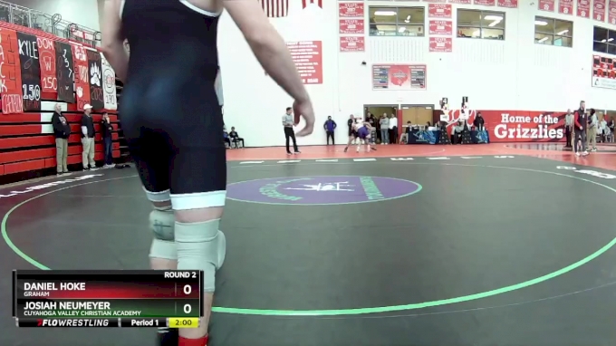 215 lbs Round 2 - Daniel Hoke, Graham vs Josiah Neumeyer, Cuyahoga ...