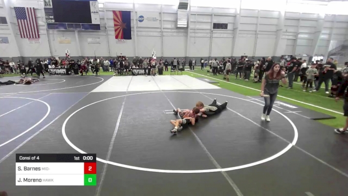 57 lbs Consi Of 4 - Sawyer Barnes, Mid-Valley Wolves WC vs Judah Moreno ...