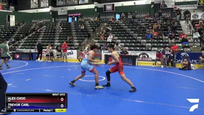 125 lbs Cons. Round 3 - Alex Choo, TX vs Trevor Carl, PA