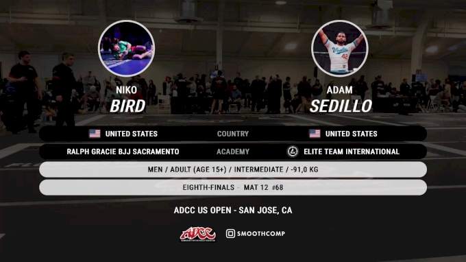 Adam Sedillo vs Niko Bird 2025 ADCC San Jose Open