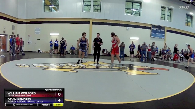 190 lbs Quarterfinal - William Wolford, Tipton Wrestling Club vs Devin ...