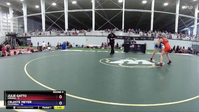 115 lbs Round 4 (6 Team) - Julie Gatto, Virginia vs Celeste Meyer ...