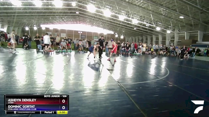 106 lbs 5th Place Match - Ashdyn Densley, Utah vs Dominic Gortat ...