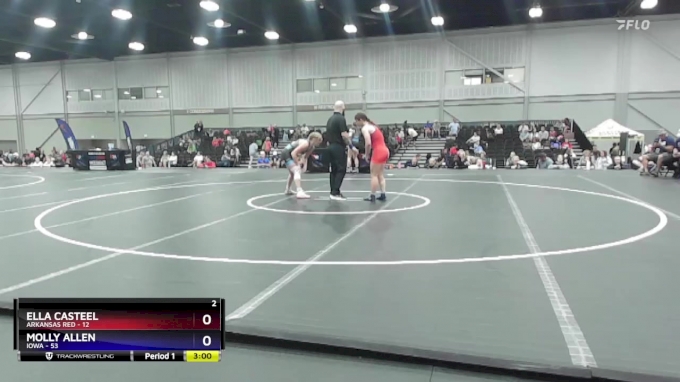 125 lbs Quarters & 1st Wb (16 Team) - Ella Casteel, Arkansas Red vs ...