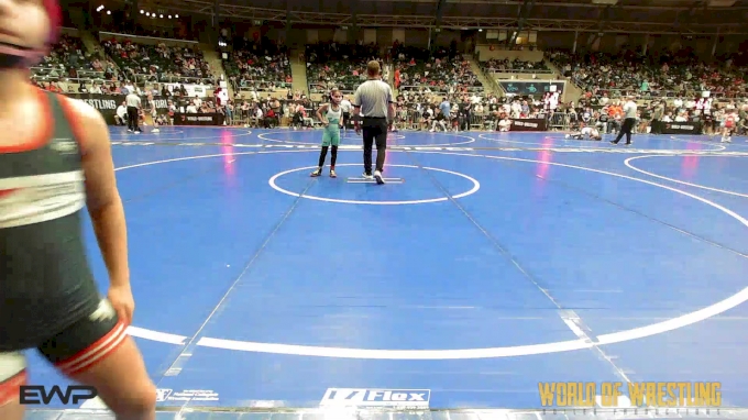 66 lbs Quarterfinal - Kathy Waldron, Milo Wrestling Club vs Quinn ...