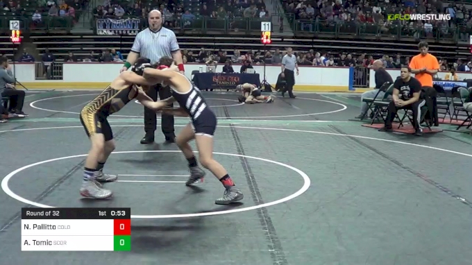 85 lbs Round Of 32 - Nicky Pallitto, Colon Trained vs Anthony Tomic ...