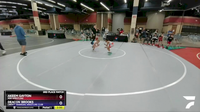 71 lbs 3rd Place Match - Akeem Gayton, Rise Wrestling vs Deacon Brooks ...