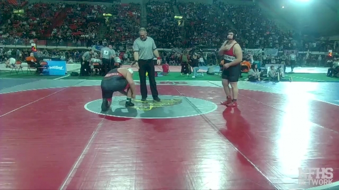 3A 285 lbs Champ. Round 1 - Neilsen Glascock, South Fremont vs Lucas ...