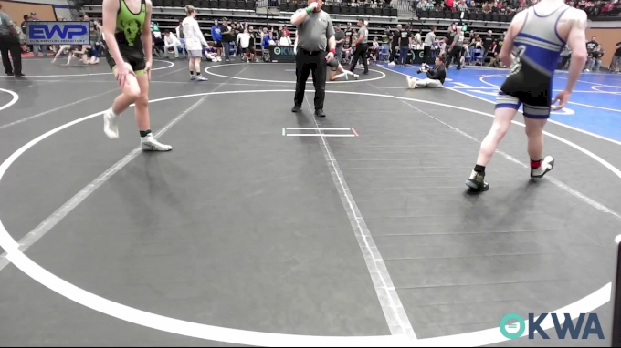 119 lbs Consolation - Carsten Cagle, Harrah Little League Wrestling vs ...
