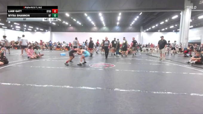 57 lbs Round 1 (4 Team) - Myra Shannon, Well Trained vs Liam Gatt ...