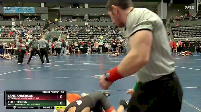 95 lbs 1st Place Match - Lane Anderson, Sutherland Youth Wrestling vs ...