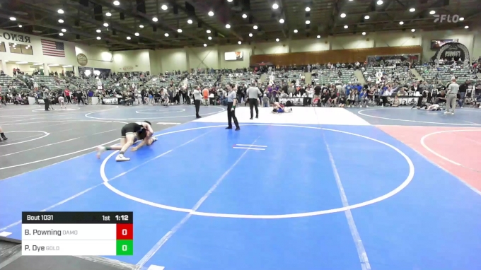 132 lbs Rr Rnd 3 - Benjamin Powning, Damonte Mustangs WC vs Patrick Dye ...