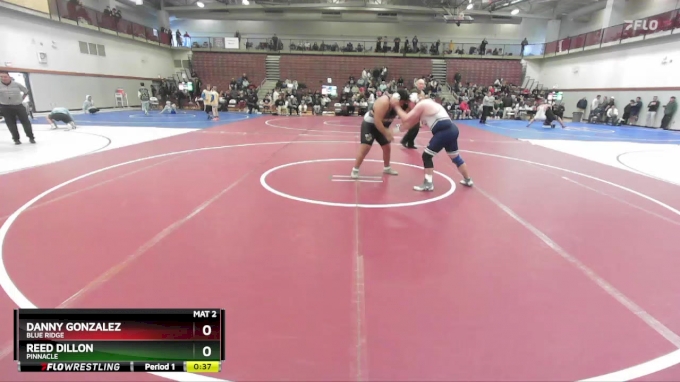 285 lbs Cons. Round 6 - Danny Gonzalez, Blue Ridge vs Reed Dillon, Pinnacle