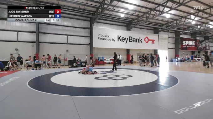 74 kg Cons. Round 6 - Jude Swisher, Pennsylvania RTC vs Hayden Watson ...