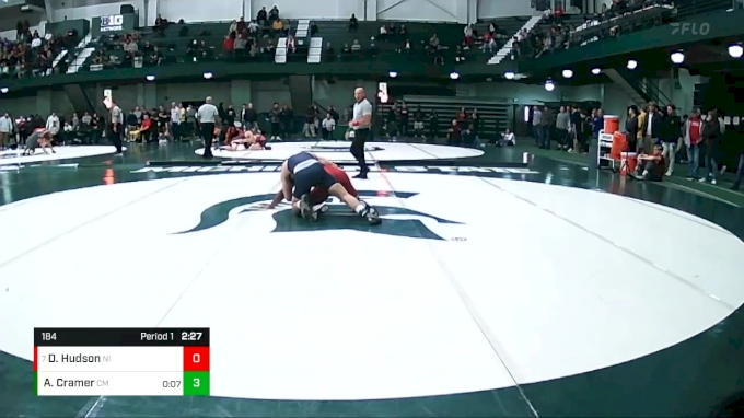 184 lbs Champ. Round 1 - Devonjae Hudson, Northern Illinois vs Adrien ...