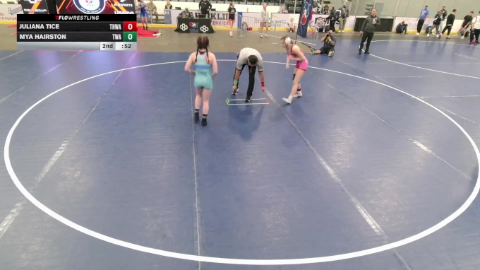 Junior Girls - 105 lbs 1st Place Match - Heather Crull, Northeastern ...