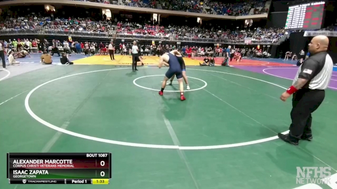 5A 175 lbs Champ. Round 1 - Isaac Zapata, Georgetown vs Alexander ...