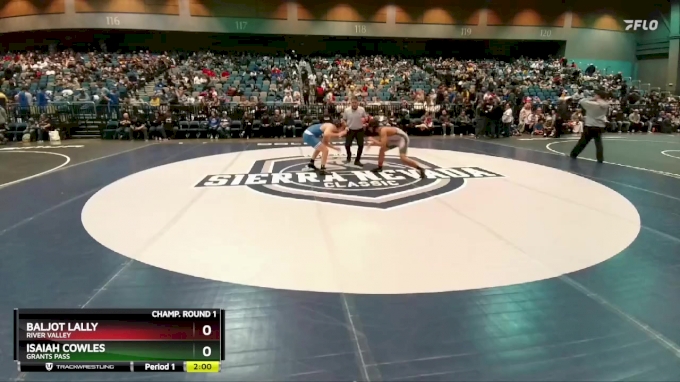 175 lbs Champ. Round 1 - Isaiah Cowles, Grants Pass vs Baljot Lally ...