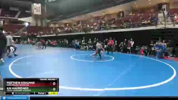 80 lbs Champ. Round 1 - Kai Makridakis, Texas Takedown Academy vs ...