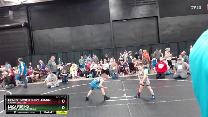 59 lbs Cons. Round 1 - Henry Brookshire-Mann, Gaston Grizzlies vs Luca ...