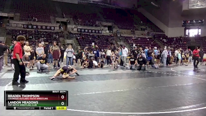 82 lbs Quarterfinal - Landon Meadows, Top Notch Wrestling Club vs ...