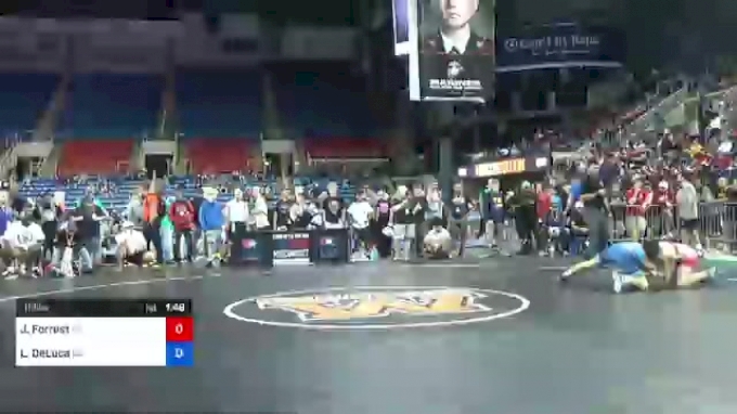 113 lbs Semifinal - Jax Forrest, North Carolina vs Leo DeLuca, New Jersey