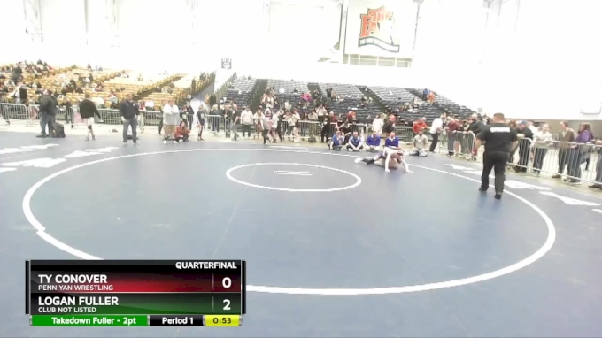 113 lbs Quarterfinal - Logan Fuller, Club Not Listed vs Ty Conover ...