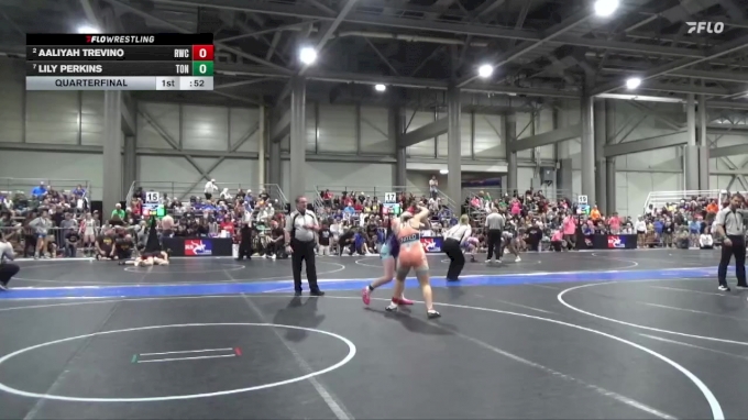 145 lbs Quarterfinal - Lily Perkins, Tonganoxie vs Aaliyah Trevino ...
