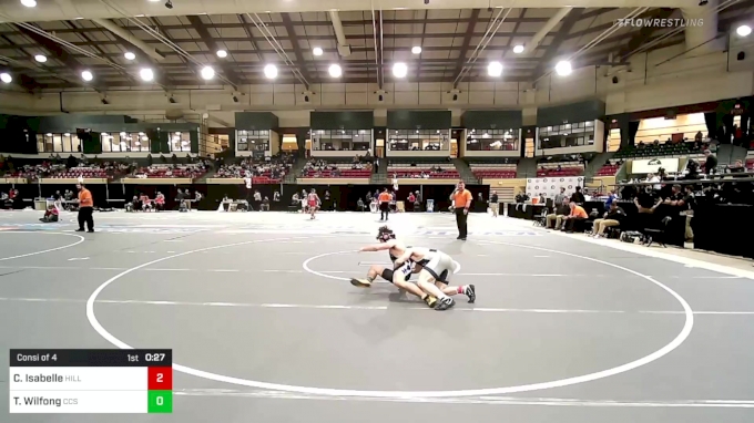 160 lbs Consi Of 4 - Colby Isabelle, The Hill School vs Tre Wilfong ...