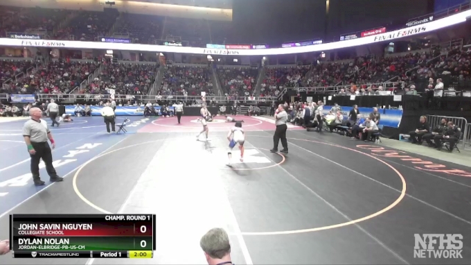II-138 lbs Champ. Round 1 - Dylan Nolan, Jordan-Elbridge-PB-US-CM vs John Savin Nguyen ...
