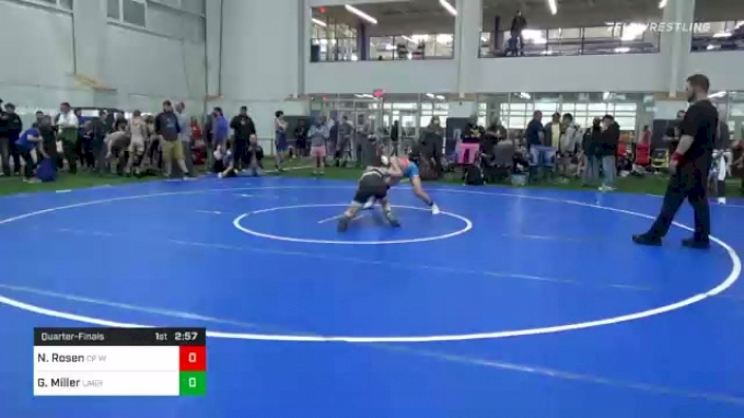 Quarterfinal - Noah Rosen, Cp W.A. vs Gabriel Miller, LaGrange W.C.