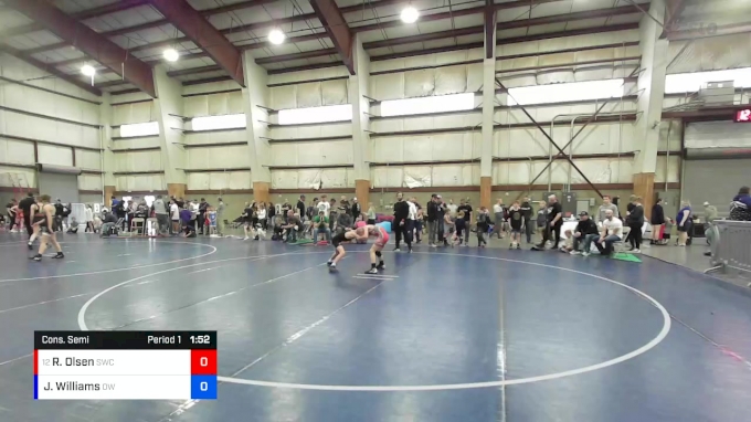 74 lbs Cons. Semi - Ryker Olsen, Syracuse Wrestling Club vs Jed ...