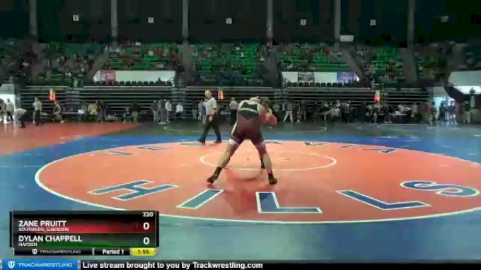 220 lbs Champ. Round 2 - Dylan Chappell, Hayden vs Zane Pruitt ...