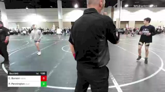 123 lbs Consi Of 8 #1 - Colton Burson, Nbwa vs Pierce Pennington ...