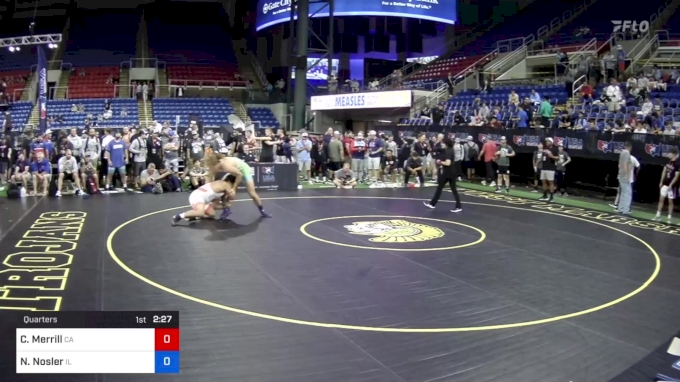 220 lbs Quarters - Cody Merrill, California vs Nick Nosler, Illinois