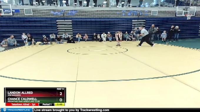 60/65 Round 1 - Landon Allred, 208 Badgers vs Chance Caldwell, Mountain ...