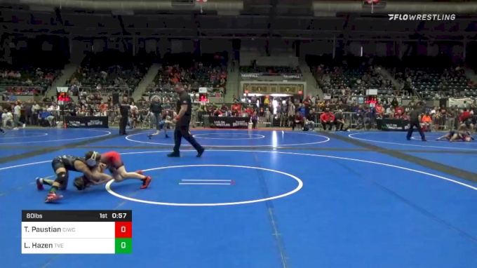 80 lbs Consolation - Tanner Paustian, CIWC Team Intensity vs Lytning ...