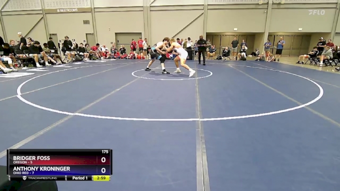 175 lbs 4th Wrestleback (16 Team) - Bridger Foss, Oregon vs Anthony ...