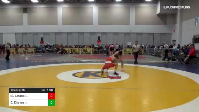 120 lbs Round Of 16 - Sam Latona, AL vs Cristian Chavez, OH