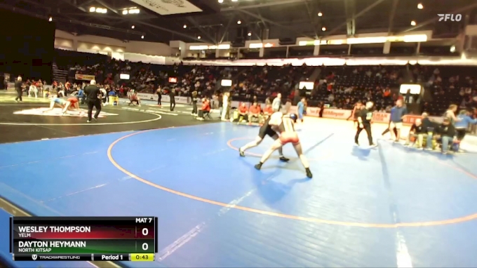 138 lbs Cons. Round 6 - Wesley Thompson, Yelm vs Dayton Heymann, North ...